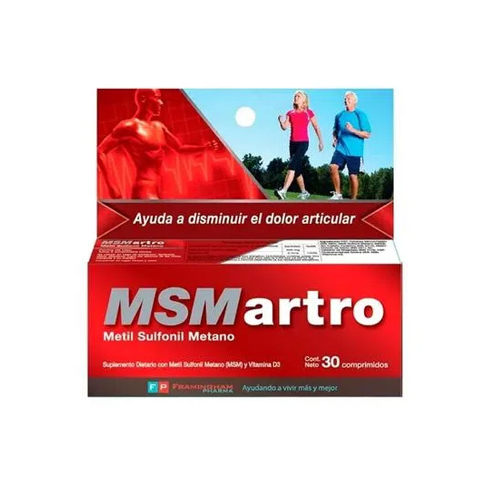 Suplemento Con Metil Sulfonil Metano Msm Artro Framingham 30 ...
