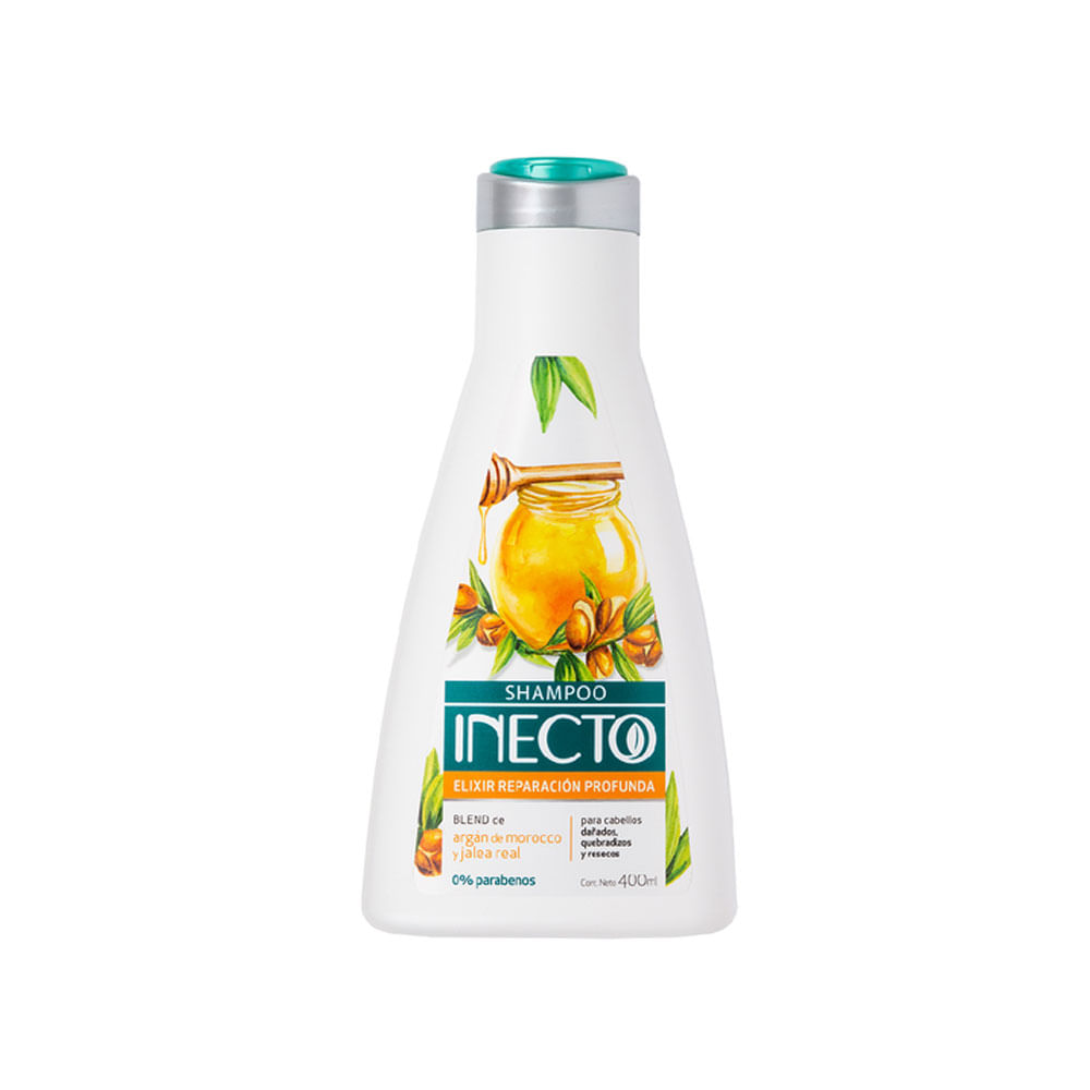 Shampoo Inecto Elixir De Reparación Profunda 400ml - Farmacias Vilela