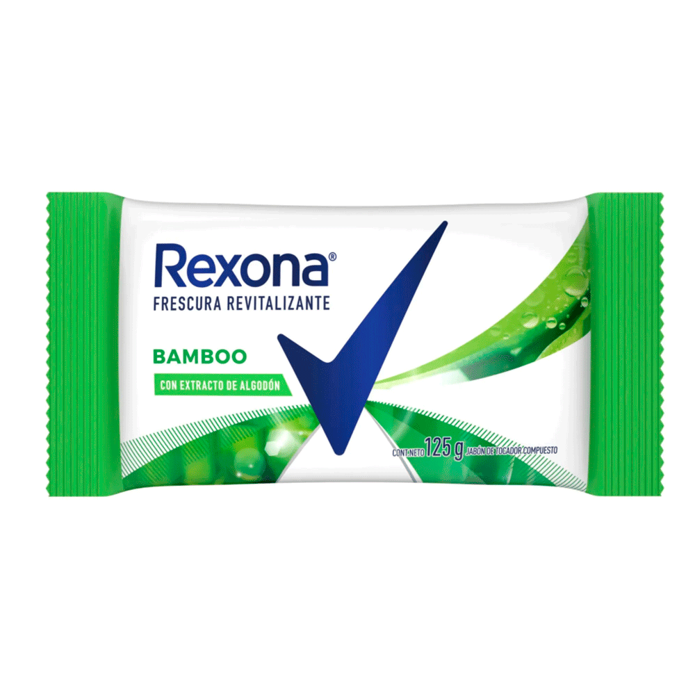 Jabón De Tocador Rexona Bamboo 125g - Farmacias Vilela