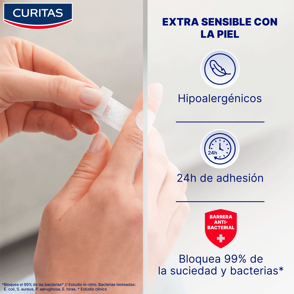 Curitas Sensitive x 20 - Farmacias Vilela