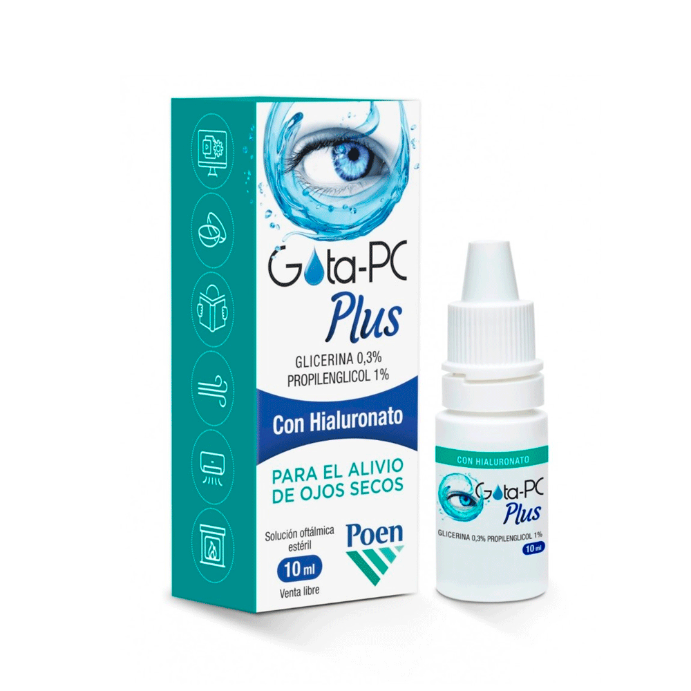 Gota-Pc Plus Para Ojos Secos 10ml - Farmacias Vilela