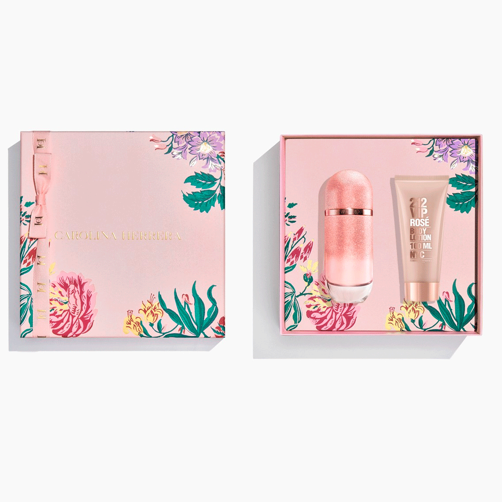 Set 212 VIP Rosé Elixir Eau De Parfum 80ml + Loción Corporal 100ml ...