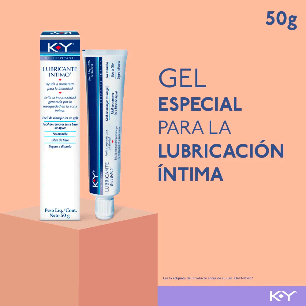 Gel Lubricante Intimo Ky 50g - Farmacias Vilela