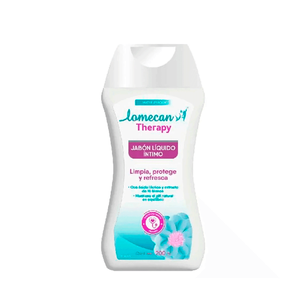 Jabón Líquido Íntimo Lomecan Therapy 200ml - Farmacias Vilela