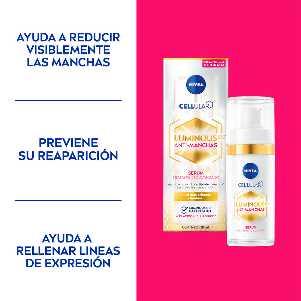 Sérum Anti-Manchas Luminous 360 Nivea 10ml - Farmacias Vilela