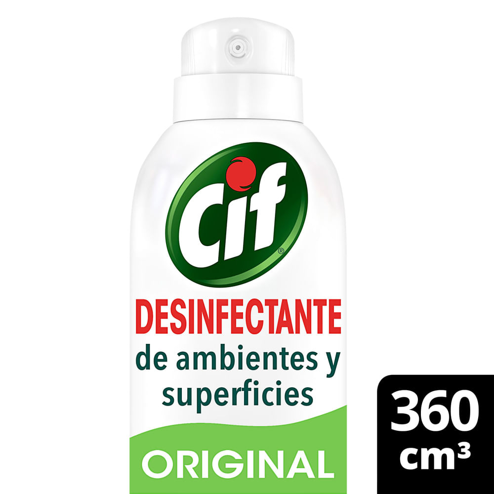 Desinfectante de Ambientes y Superficies CIF Original 360 cm3 ...