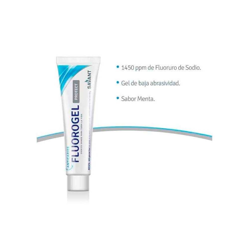 Gel Dental Fluorogel Protect Menta 60g - Farmacias Vilela