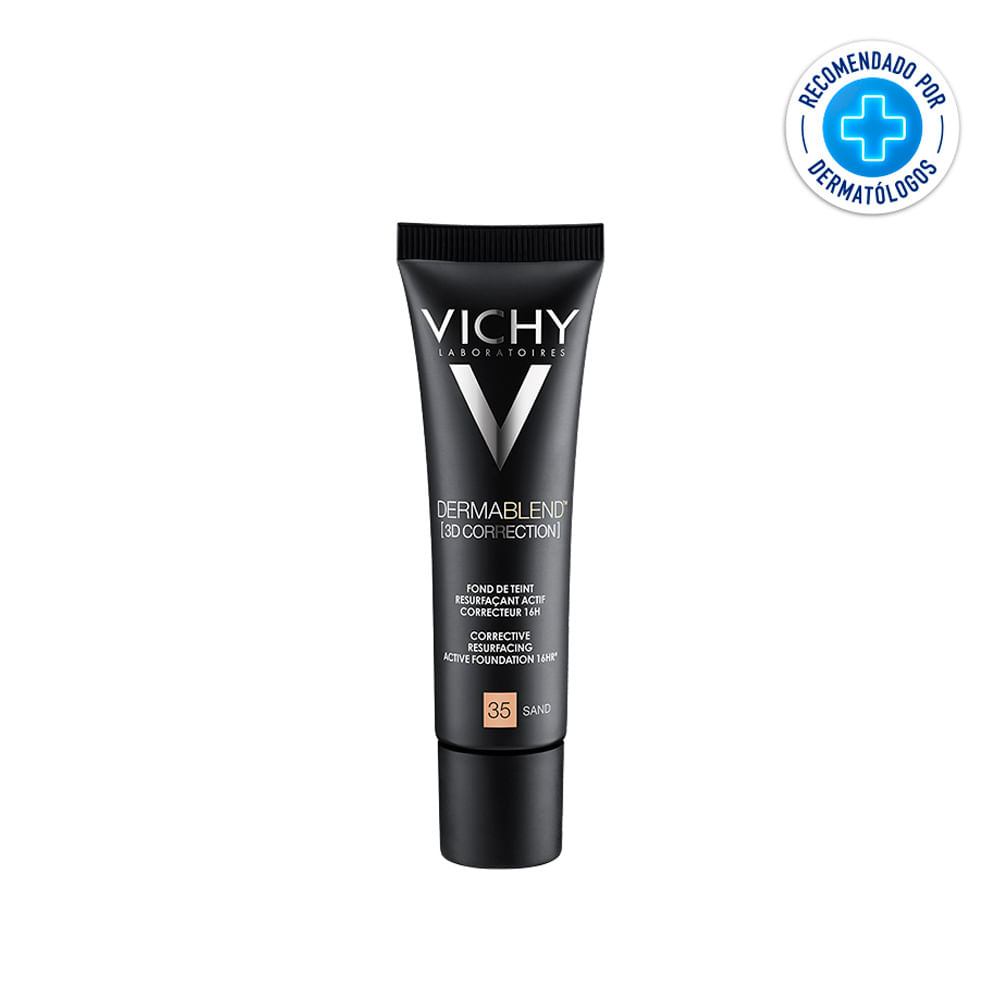 Corrector 3D Vichy Dermablend 35 Sand 30ml - Farmacias Vilela