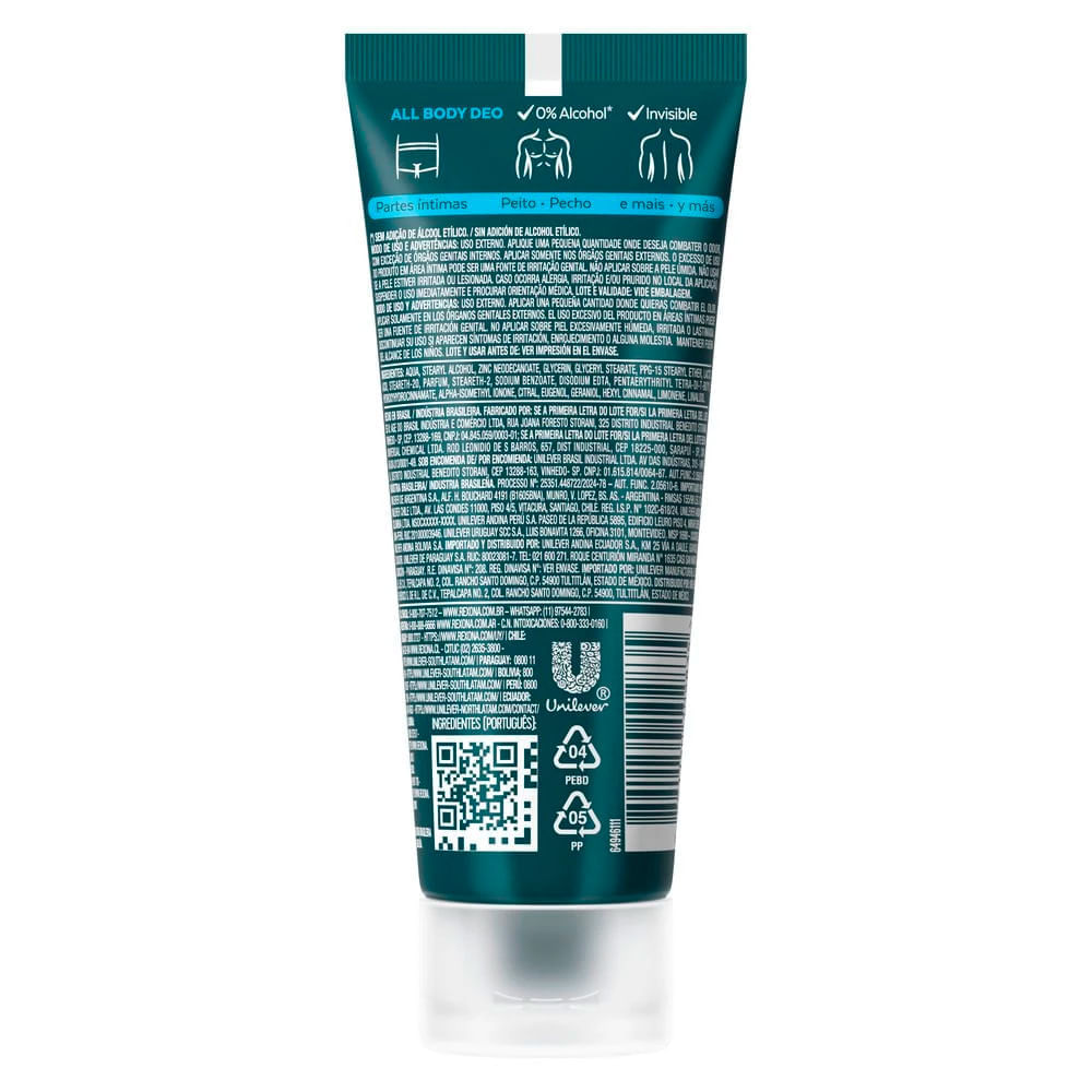 Rexona All Body Deo Ocean Rush Crema 75g - Farmacias Vilela